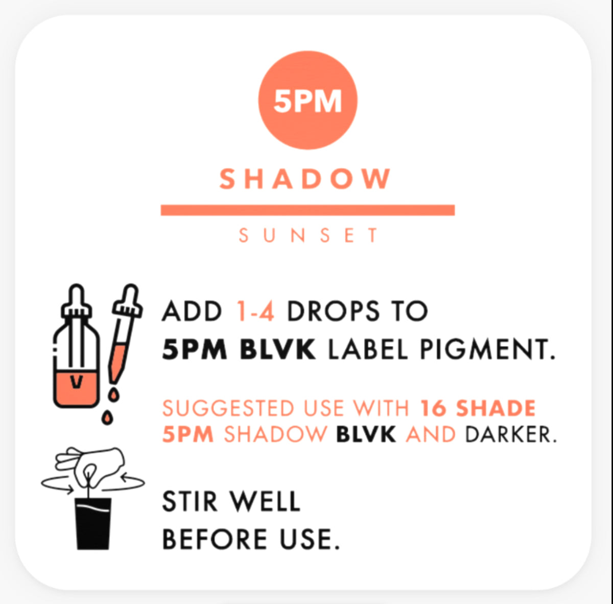 15 ml Bottle 5pm Shadow Sunset – 5pm Shadow Pigments